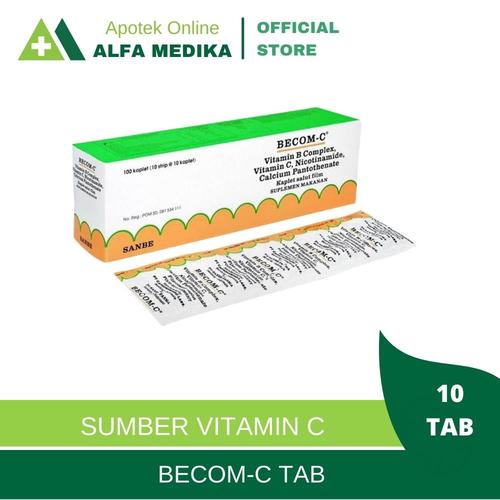 Jual Becom-c strip isi 10 tablet, Multivitamin - Jakarta Utara - Apotek ...