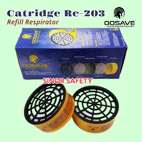 Jual Cartridge Masker RC 203 Reffil Respirator Filter Cartridge NP305 ...