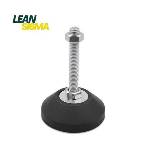 Jual Adjuster Foot 50mm Kaki Meja Conveyor Nylon - 50 x M8 x 60 ...