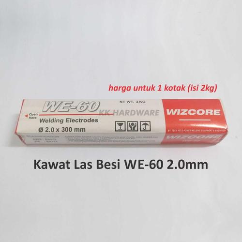 Jual Kawat Las Besi Electrode Listrik Wizcore WE60 2.0mm AWS E6013 MMA ...