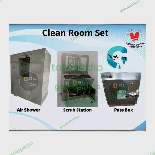 Jual Clean Room Laboratorium Set - Air Shower Pass Box Scrub Sink ...