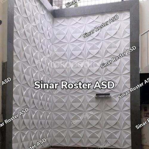 Jual Panel Beton Ornamen 3 Dimensi Motif Daun SINAR ROSTER ASD ...
