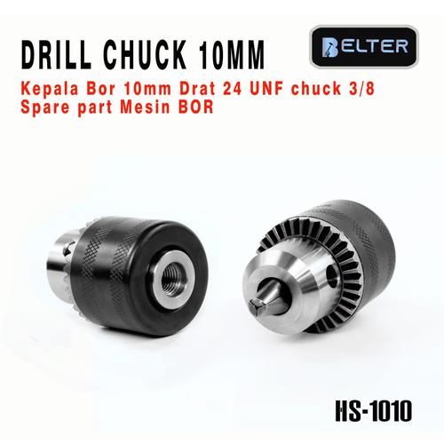 Jual Kepala Bor / Drill Chuck 10mm 1.0-10mm 3/8-24 UNF - Kab. Tangerang ...