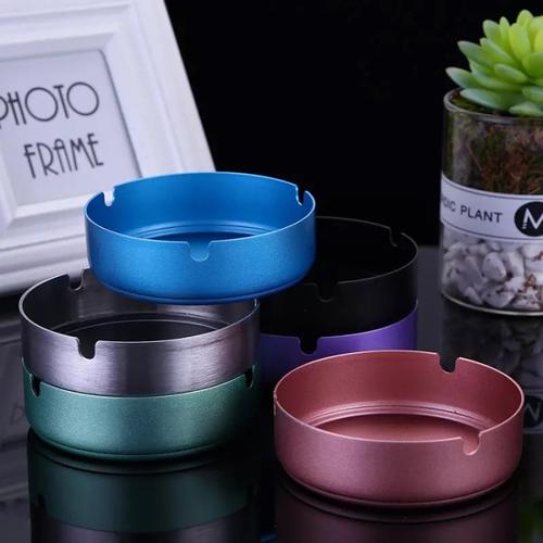 Jual Color Coating Stainless Ashtray Round. Asbak Bulat Stainless ...