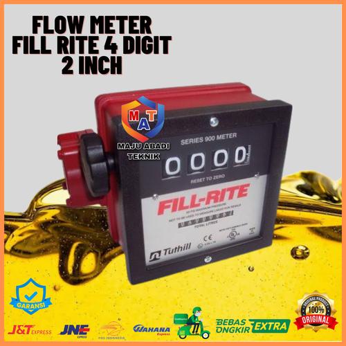 Jual Flow meter fill rite 4 digit 2 inch Flowmeter Solar/Bensin dan Oli ...