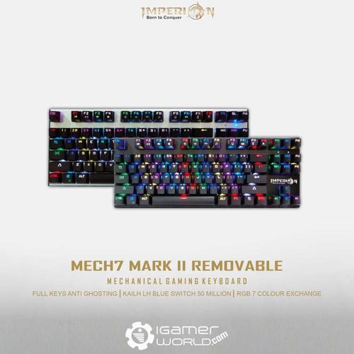 Jual Imperion Mech 7 Mark II Removable RGB TKL Mechanical Gaming ...