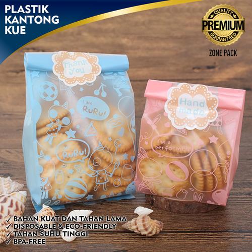 Jual [12 PCS] Plastik Kantong Kue| Plastik Packing Cookie | Kemasan ...