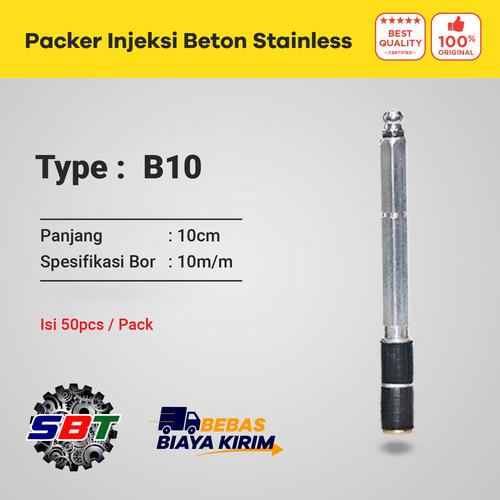 Jual PACKER INJEKSI BETON STAINLESS B10 10cm BOR 10M/M INJEKSI PU ...