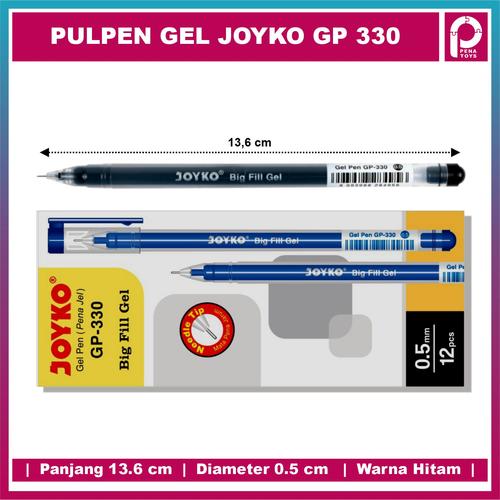 Jual Joyko Gel Pen Big Fill Gel / Pena Jel Joyko Tipe Big Fill GP-330 - Hit - Kab. Boyolali ...