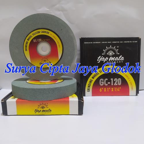 Jual Batu gerinda 6 inch hijau Tjap mata Germany Batu gerinda duduk ...