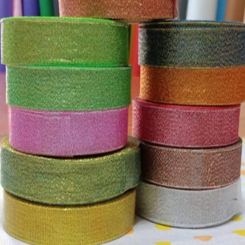 Jual Pita glitter Warna ukuran 1 inch/2,5cm pita kado pita Bucket Bunga ...