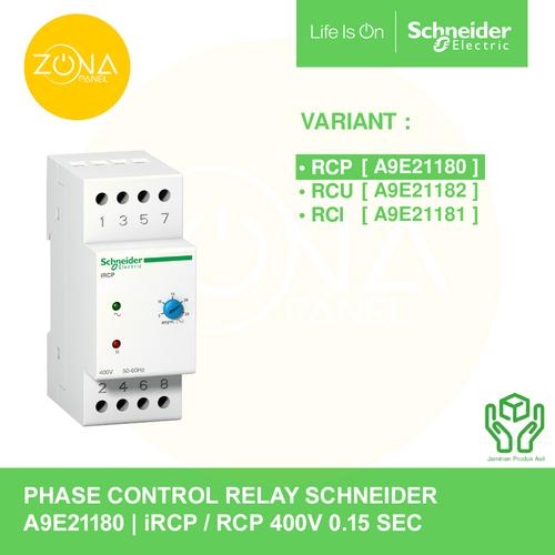Jual RELAY CONTROL PHASE SCHNEIDER iRCP/RCP A9E21180 - Jakarta Pusat ...