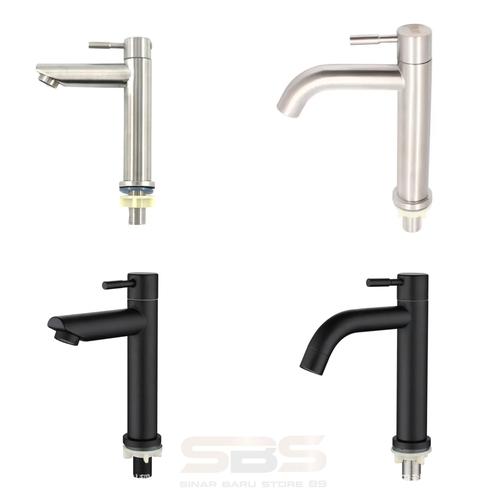 Jual Keran Air Wastafel Kran Stainless SUS 304 Varian Model - model 1 ...