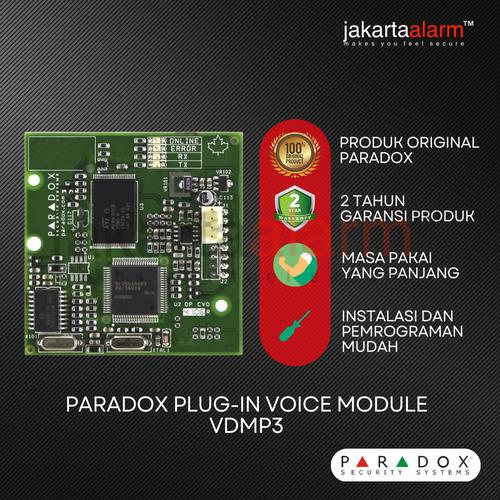 Jual Modul Alarm PARADOX VDMP3 Plug-In Voice Dialler Arm/Disarm System ...