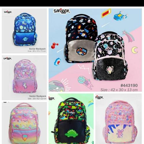 Promo Smiggle Senior Backpack / Tas Ransel Smiggle New Motif Ukuran SD ...
