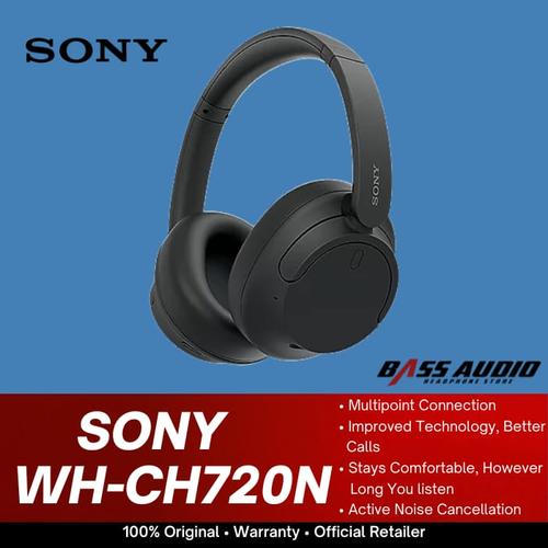 Promo Sony WH-CH720N WHCH720 CH720 CH 720 N 720N Bluetooth Headphone Headset - Hitam - Kota ...