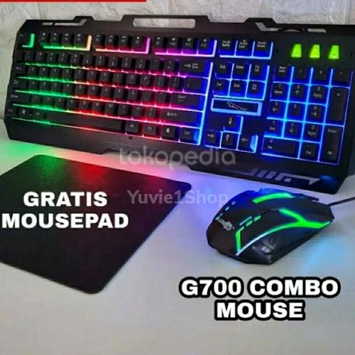 Jual Paket Combo Gaming Keyboard RGB with Mouse Gaming Bundle Hitam ...