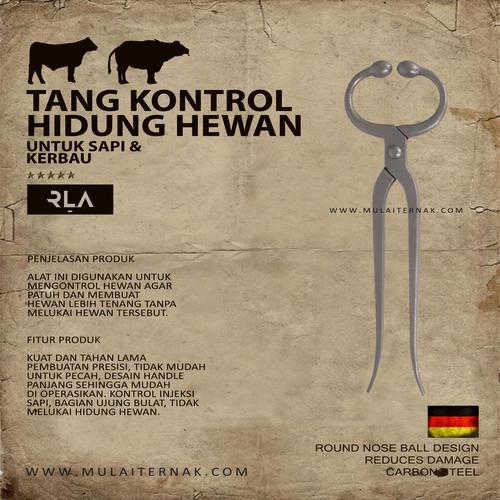 Jual Tang Penjepit Hidung Sapi - Alat Handling Kerbau - Kuda - Nose ...