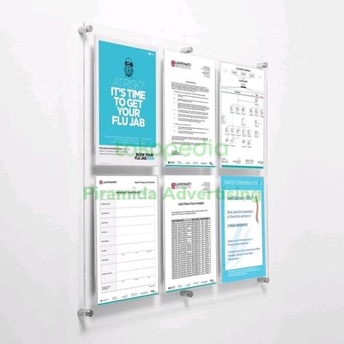 Jual PAPAN informasi Transparan board wall tempel dinding buletin ...