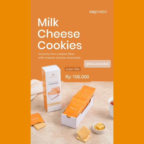 Jual Saychizu Milk Cheese Cookies Bali / Strawberry Milk Tea / Oleh ...
