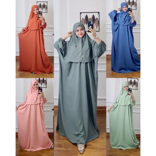 Jual Gamis Set Hijab Bahan Kringkle - Kota Depok - Batik Nahla | Tokopedia
