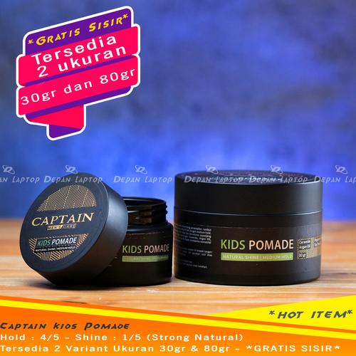 Promo Pomade ORIGINAL Captain Kids Clay untuk anak tanpa pewarna buatan ...