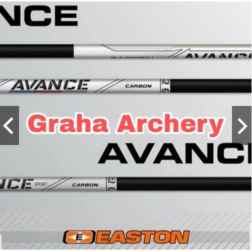 Jual ARROW EASTON AVANCE CARBON 4MM - 12 pcs - PinNockFullSet, Dirakit ...