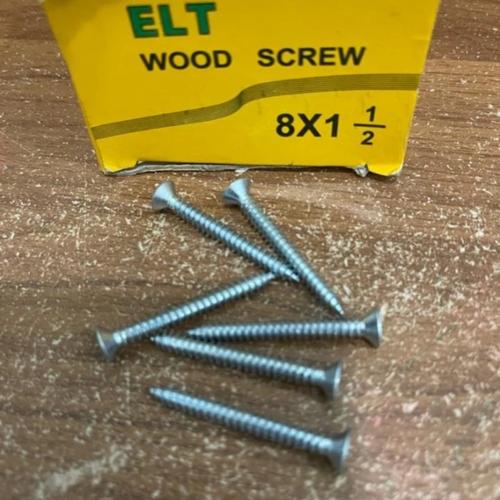 Jual sekerup kayu 4cm skrup sekrup baut cacing Wood screw 1 1/2 x 8 ...