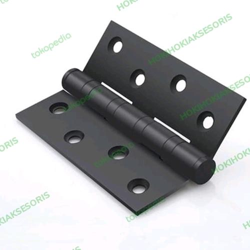 Jual ENGSEL PINTU JENDELA STAINLESS HINGE HITAM BLACK MATTE - 3 inchi ...