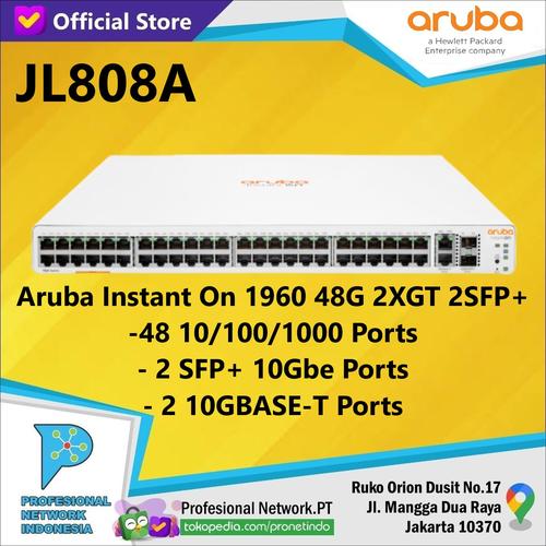 Promo HPE Aruba IOn 1960 48G 2XT 2XF Sw JL808A Cicil 0% 3x - Jakarta ...