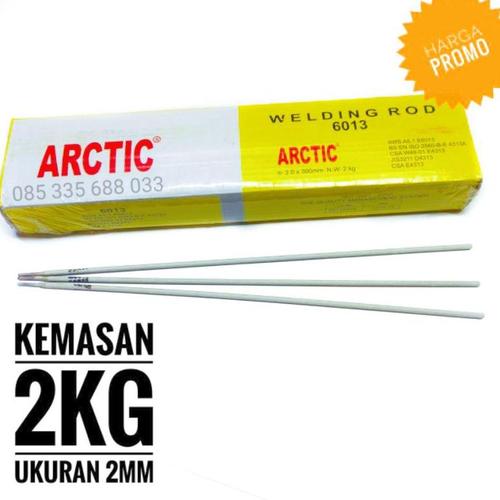 Jual Elektroda kawat las Artic pakan las besi 2mm kemasan 2kg ...