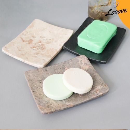 Jual Tatakan tempat sabun mandi/spons kamar mandi marmer - Grey - Kab ...