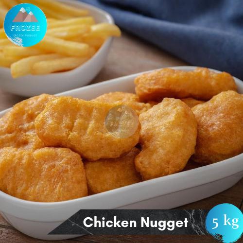 Jual Chicken Nugget 5Kg Naget Ayam Goreng Crispy Frozee Frozen Beku ...