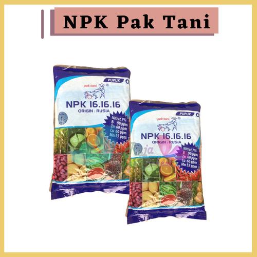 Jual Pupuk NPK 16 16 16 1 kg Pak Tani Origin Rusia Kemasan Pabrik - NPK ...