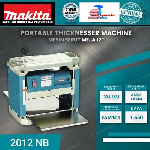 Jual Mesin Serut Planner Ketam Kayu Meja 12" Makita 2012NB / Table ...