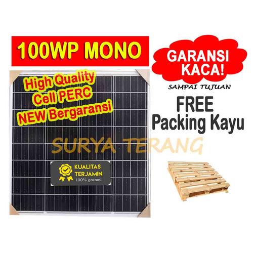 Jual Solar Panel / Panel Surya 100wp Mono 100wp Monocrystalline ...