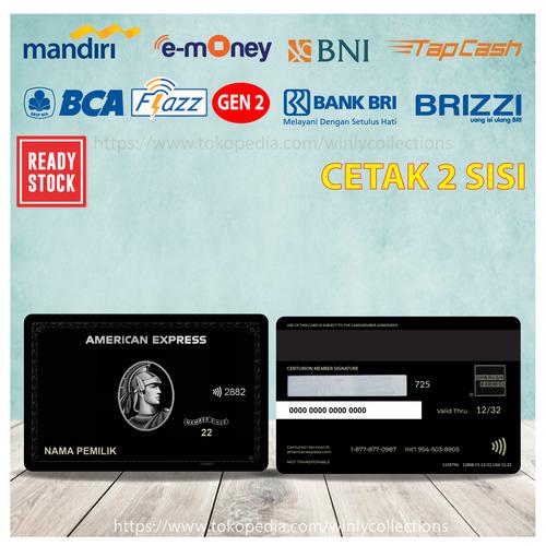 Jual KARTU EMONEY MANDIRI BCA BNI BRI GEN 2 DESIGN AMEX AMERICAN - 2 ...