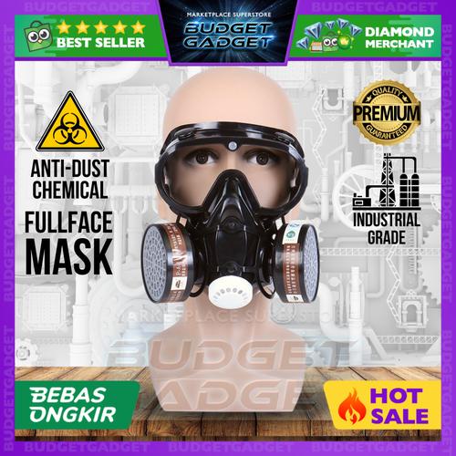 Jual Masker Gas Respirator Full Face Anti Dust Chemical - SF01 ...