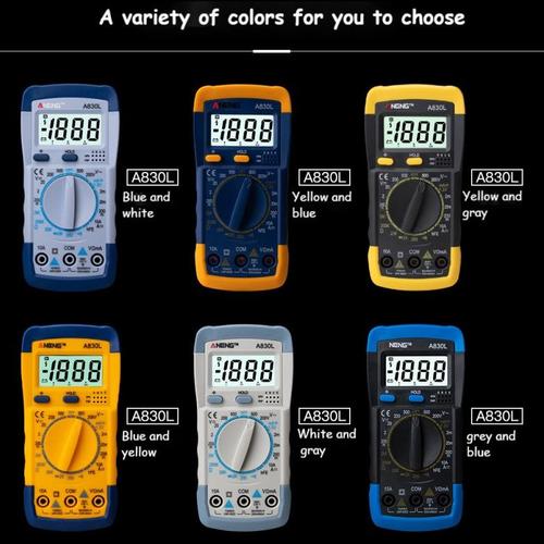 Jual Digital Multitester Multimeter Avometer A830L Visero - biru laut ...