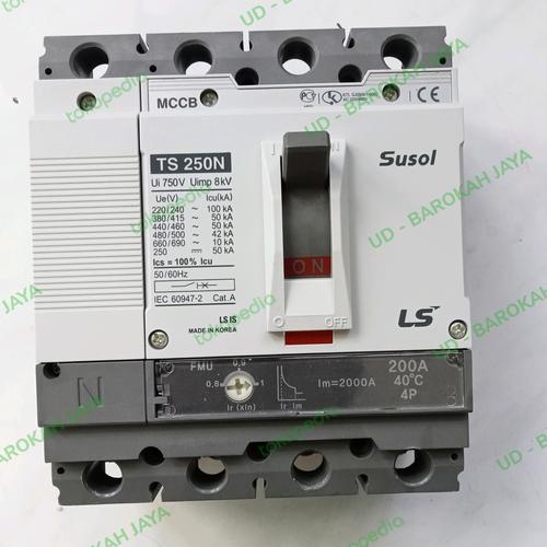Jual MCCB LS SUSOL TS 250N 200A 4P BREAKER - Kota Surabaya - UD BAROKAH ...