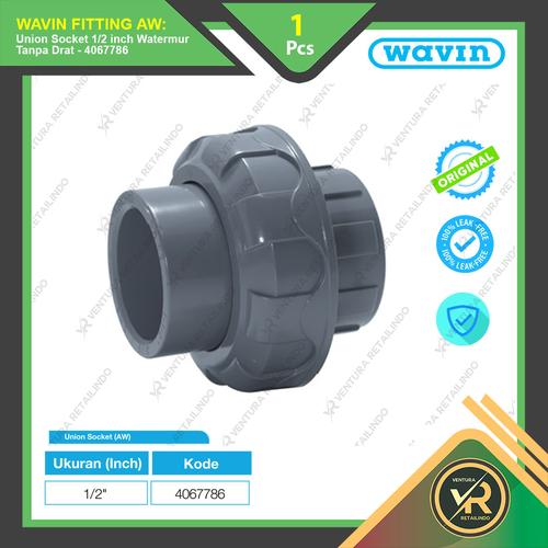 Jual WAVIN FITTING AW:Union Socket 1/2 inch Watermur Tanpa Drat ...