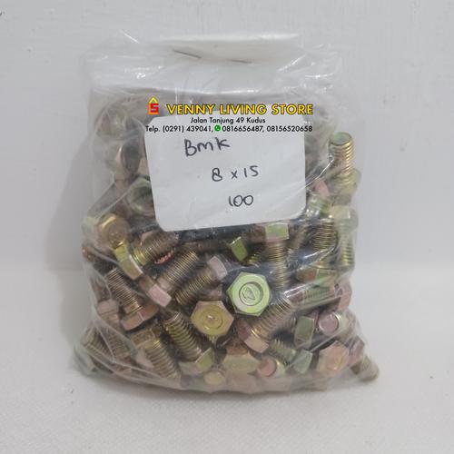 Jual Baut Mur Hexagon Kuning M8 Eceran - M8x100 - Kab. Kudus - Venny Living Store | Tokopedia