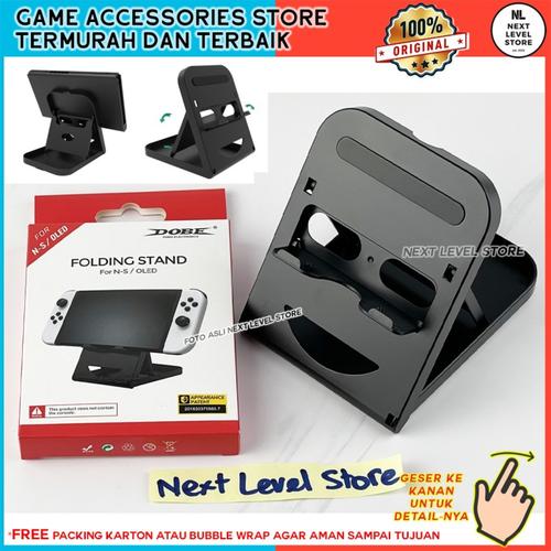 Promo Nintendo Switch Standing Bracket Folding Stand DOBE TNS-1788 Original Portable Adjustable ...