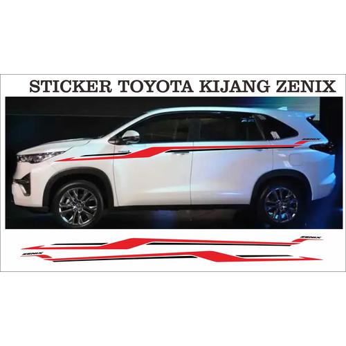 Jual sticker toyota zenix 2023 - MERAH ABU - Kab. Bandung - ganssticker ...