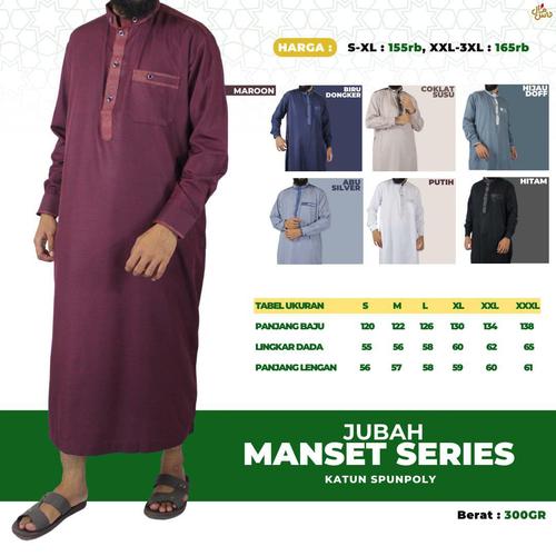 Jual Baju Gamis Pria Dewasa Jubah Laki Muslim Zain Manset Berkancing ...