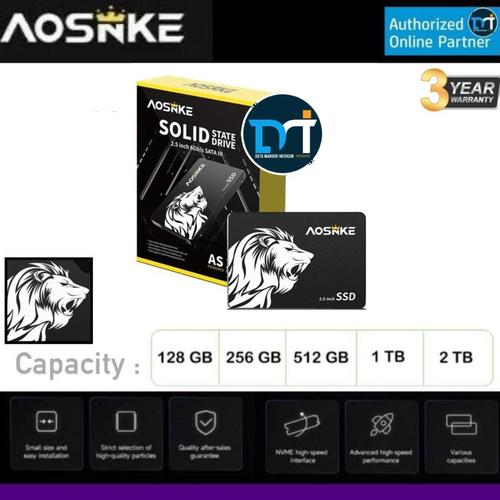 Jual AOSENKE AS200 SSD 128GB 256GB 512GB 1TB 2TB - 2,5" Inch SATA III ...