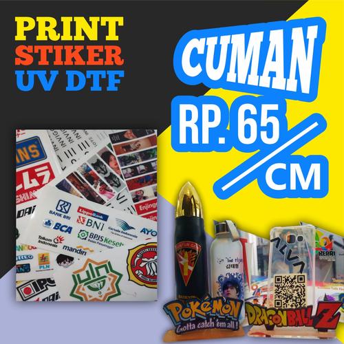 Jual STIKER DTF UV CETAK PRINT../DECAL KERING/CUTTING STIKER FULL COLOR ...