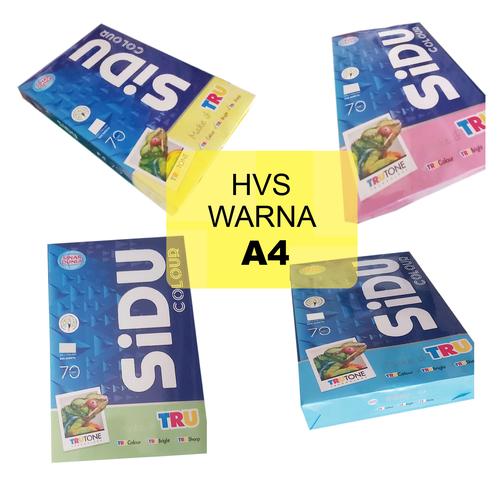 Jual Kertas HVS Warna A4 70gr 1 Rim SIDU - Kuning - Kota Tangerang ...