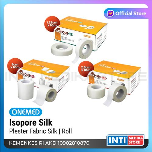 Jual ONEMED - Plester Kulit ISOPORE SILK 1/2 Inch 1 Inch 2 Inch ...