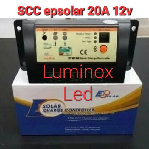 Jual driver solar charge controller scc pwm 20a 12v 24v 12volt solar ...